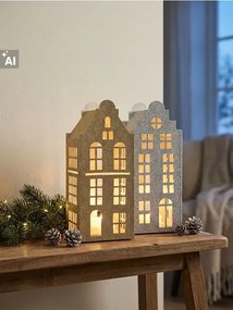 Sinsay - LED dekorace ve tvaru třpytivých domečků - vícebarevná