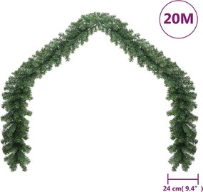 Vánoční girlanda PVC 20 m 246405