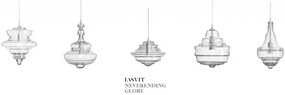 Neverending Glory, Lasvit designová závěsná svítidla Barva: Čirá, Velikost: S, Varianta: La Scala