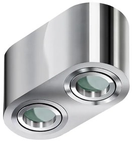 Moderní bodové svítidlo Brant 2 chrom