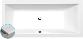 Polysan - Vana 160x75x48 cm, bílá 93611S