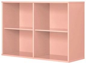 Růžová závěsná knihovna 89x61x32,5 cm Mistral – Hammel Furniture