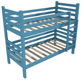 Vomaks Patrová postel M 007 NEW* Rozměr: 80 x 180 cm, Barva: barva modrá, Prostor mezi lůžky: 80 cm