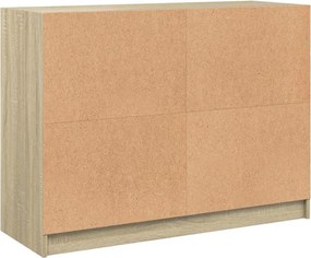 Příborník dub sonoma 102 x 37 x 75,5 cm kompozitní dřevo 3295873