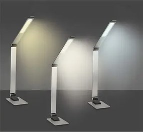 Solight WO51-S LED stolní lampička stmívatelná 11W stříbrná /  změna c