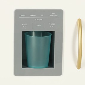 Creative Corner Dětská dřevěná kuchyňka s lednicí zlatá