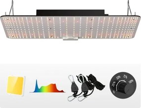LED pěstební světlo, 200 W plnospektrální stmívatelné
