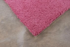 Vopi, AKCE: 120x300 cm Kusový koberec Eton růžový 11 - neúčtujeme odřezky z role - obšitý ze všech stran, šíře, růžová, filc, dětský pokoj