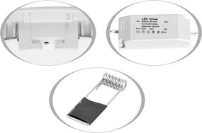 LED podhledové svítidlo Ecolite LADA LED-WSL-25W/27/CHR 25W 2700K teplá bílá