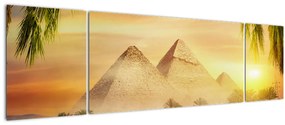 Obraz - Pyramidy (170x50 cm)