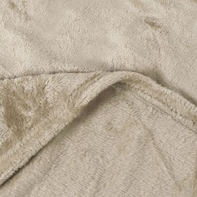 Goldea kvalitní deka z mikrovlákna - béžová 150 x 200 cm