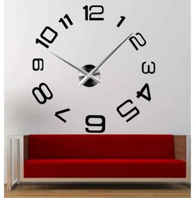 Moderní nalepovací nástěnné hodiny | 3D hodiny 12S053-Wanduhr HEU-