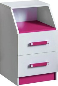 Casarredo - Komfort nábytek Kontejner TRAFICO 15 bílá/růžová