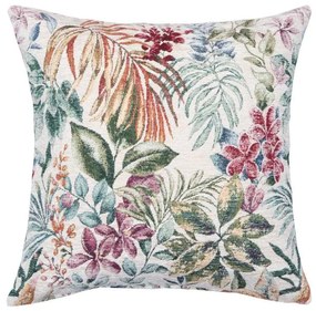 SCANquilt povlak GLAMOUR tropik smetanová 45 x 45 cm