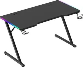 Huzaro Hero 2.5 RGB černá / Herní stůl / 120 x 60 x 75 cm