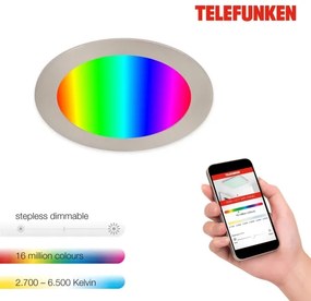 Telefunken 309402TF - LED RGBW Stmívatelné svítidlo LED/12W/230V IP23 Wi-Fi Tuya