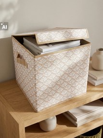 Sinsay - Skládací úložný box s víkem - béžová