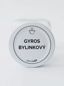 Samolepka na kořenky GYROS BYLINKOVÝ průhledná 5 cm tučné písmo