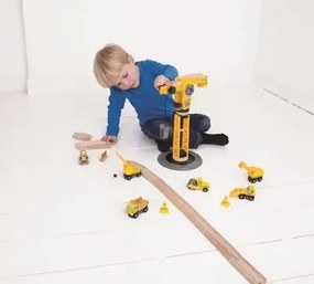 Bigjigs Rail Jeřáb a stavební stroje / od 3 let