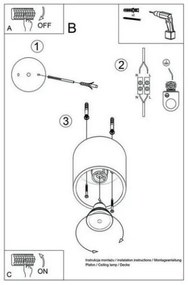 Stropní svítidlo SOLLUX Orbis 1 GU10 1x40W bez zdroje SL.0021 bílá
