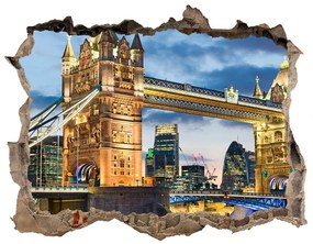 Wallmuralia Fototapeta díra na zeď 3D Tower bridge Londýn 95x64 cm