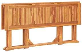 vidaXL 7dílný skládací zahradní jídelní set masivní teakové dřevo
