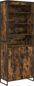 Vysoké skříně Kouřový dub 79 x 36 x 200 cm Kompozitní dřevo 3403042