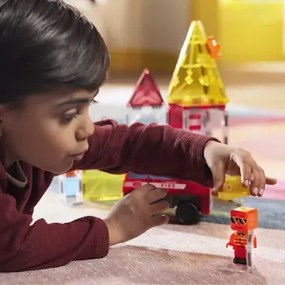 MAGNA-TILES Magnetická stavebnice Fire Rescue / 27 dílů / od 3 let