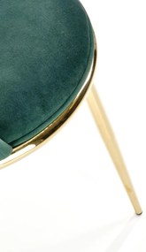 Designová židle GLAMOUR K460 zelená