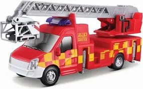 Bburago servisní vozidlo Fire Truck with Ladder / měřítko 1:43
