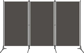 vidaXL 3dílný paraván 260 x 180 cm [320734] Barva: antracitová
