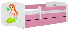 Dětská postel Babydreams mořská panna růžová