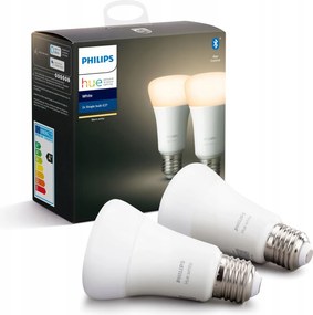 Led žárovky Philips e27 stmívatelné sada 2ks 9W bílé světlo