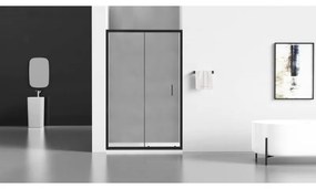 Sprchové dveře MEXEN Apia 115 cm černé