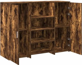 Recepční stůl kouřový dub 135x50x103,5 cm kompozitní dřevo 3324191