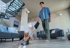Hoover HF310P černá / Tyčový vysavač / Bezdrátový / 150 AW / 60 min pr