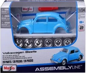 Maisto - Volkswagen Beetle, světle modrá, 1:24