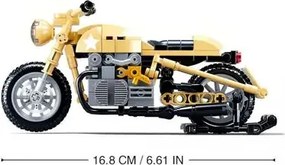 Sluban Model Bricks M38-B0959 Armádní motorka / LEGO - kompatibilní /