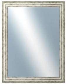 DANTIK - Zarámované zrcadlo - rozměr s rámem cca 70x90 cm z lišty TRITON široký stříbrný (2950)