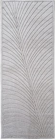 Vnitřní a venkovní běhoun ve stříbrné barvě 80x250 cm Nova 1204 – Ayyildiz Carpets