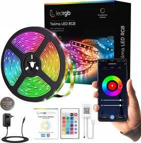 Led pásek 10M Rgb 5050 WiFi Dálkový Ovladač Aplikace Tuya Set Hudba Časovač 12V