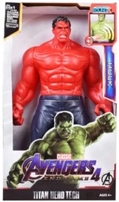 Ozvučené postavičky akčních superhrdinů Marvel, Titan Hero series 30 cm Varianta: Červený Hulk, s krabicí