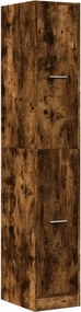 Skříňka na léky kouřový dub 30 x 41 x 174,5 cm kompozitní dřevo 3309631