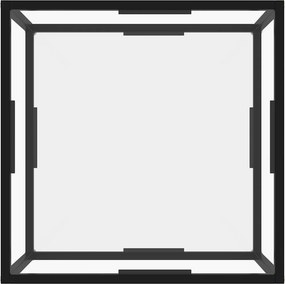 Konferenční stolek průhledný 60 x 60 x 35 cm tvrzené sklo 322887