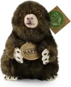 RAPPA Plyšový krtek 15 cm / ECO-FRIENDLY / od 0 měsíců