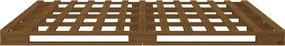 vidaXL Postel z palet 120 x 200 cm masivní borové dřevo [821389] Barva: Šedá