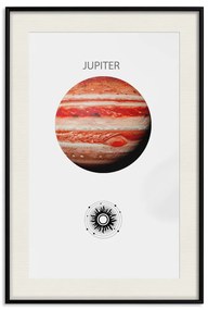 Plakát Jupiter, plynový obr II - planeta obklopená mraky