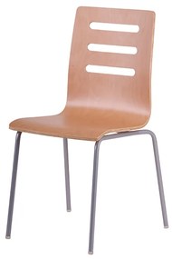 Office Pro Dřevěná židle TINA Barva nohou: Šedá, Barva dřeva12: Buk