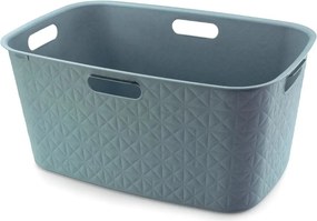 Curver Koš na čisté prádlo LAUNDRY HAMPER 45L, modrý