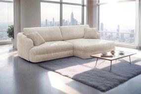 XXXLutz ROHOVÁ SEDAČKA, textil, krémová MID.YOU - Sedací soupravy - 000694008204